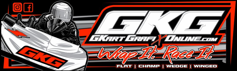 Graphics and decals for racing go-karts, oval flat karts, champ karts ...