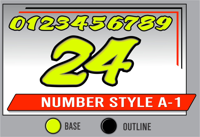LAYERED NUMBER SET A-1