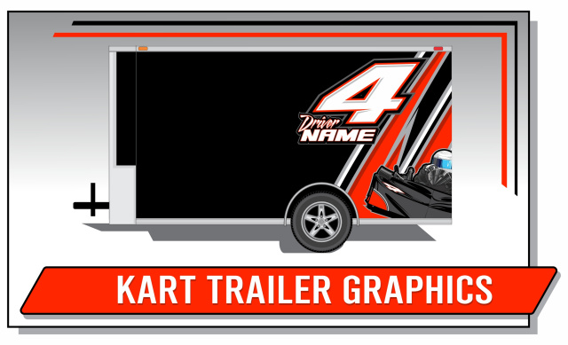 Graphics and decals for racing go-karts, oval flat karts, champ karts ...